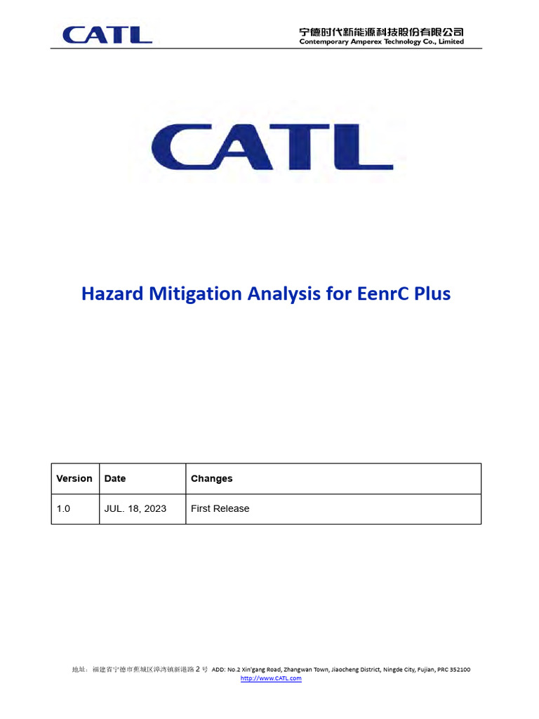 Hazard Mitigation for EnerC Plus System | PDF | Insulator (Electricity ...