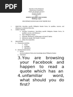 Answer Key Module 1 - Units 1-8 | PDF