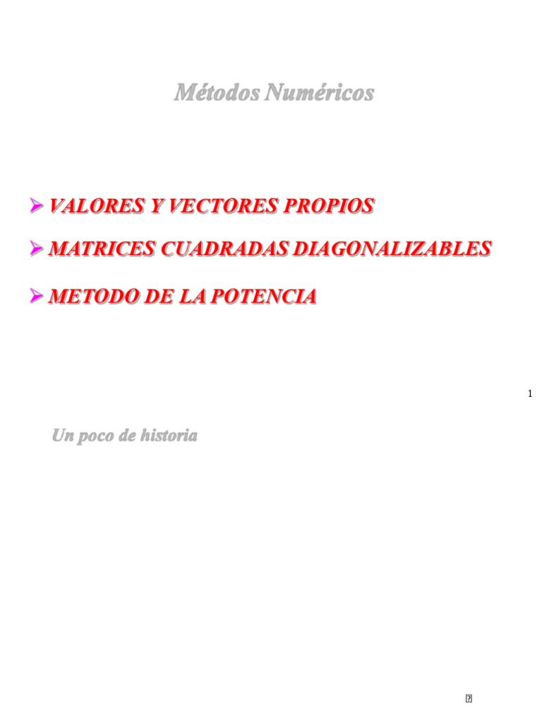5 Valores y Vectores Propios | PDF | Valores propios y vectores propios | Matriz (Matemáticas)