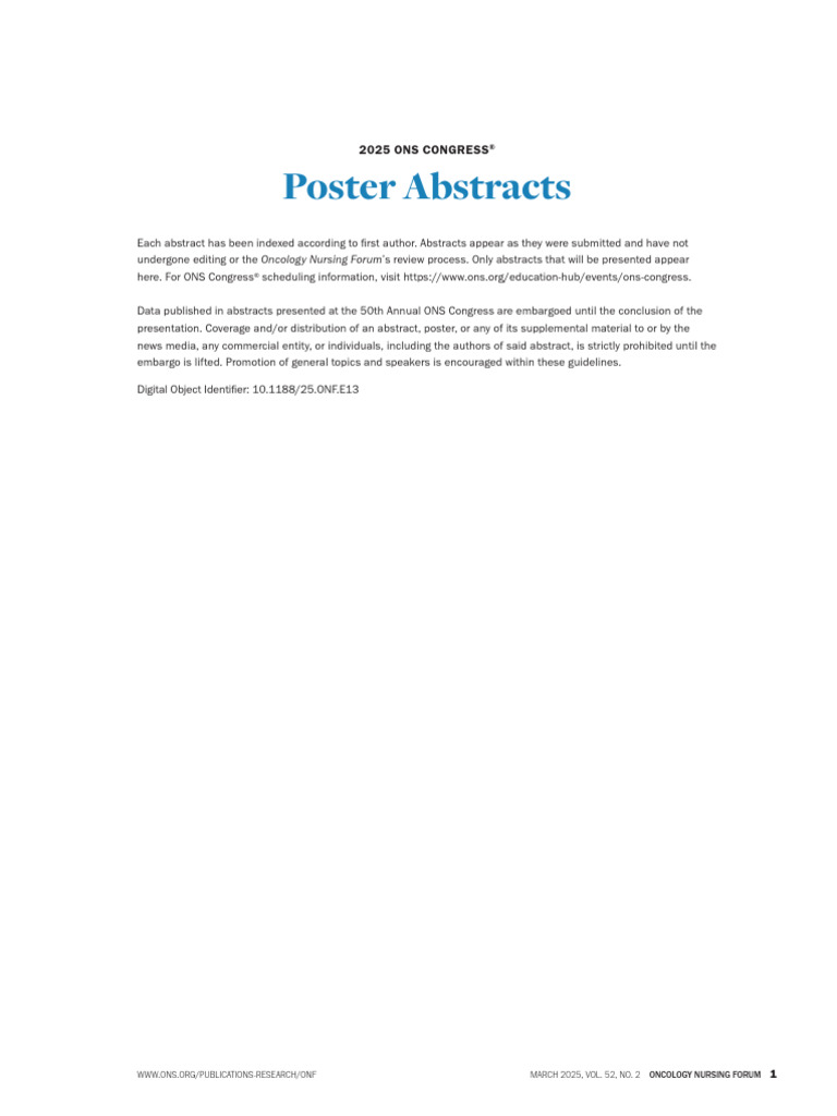 Oncology Notes | PDF | Abstract (Summary) | Scholarly Communication
