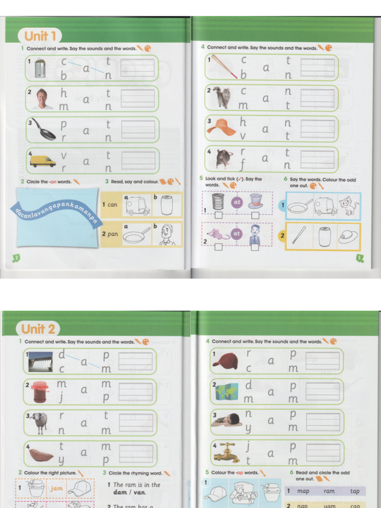 My Phonics Activity Book2 | PDF