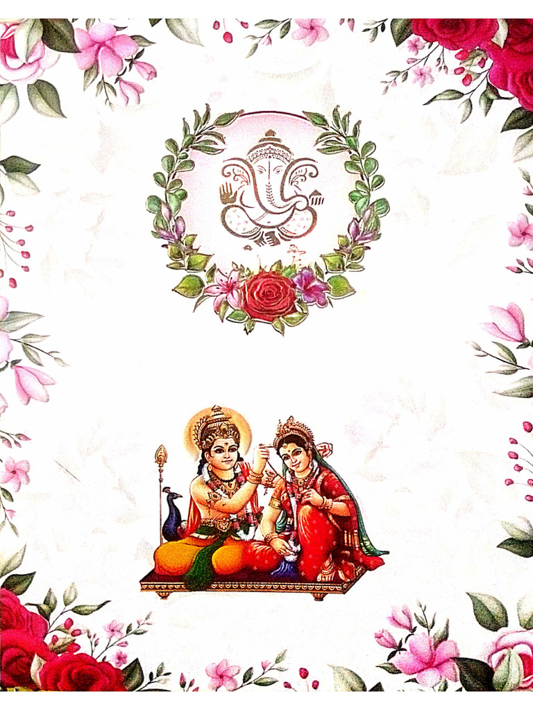 Keerthana Marriage Invitation | PDF