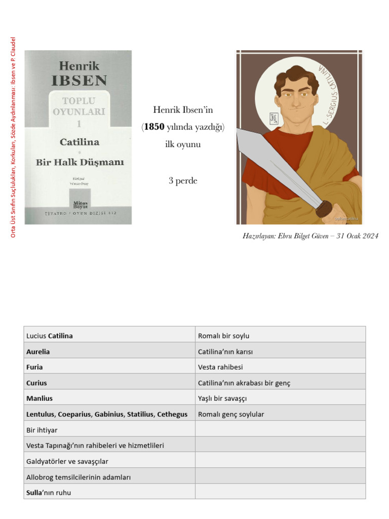 Catilina - Ebru Bilget Güven | PDF