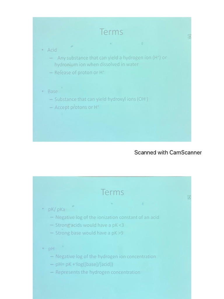 Acid Base Balance Biochem | PDF