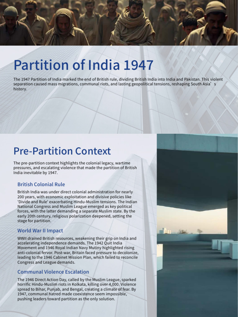Partition of India 1947 | PDF | Partition Of India | Pakistan