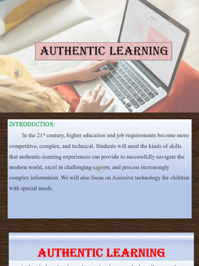 Authentic Learning | PDF