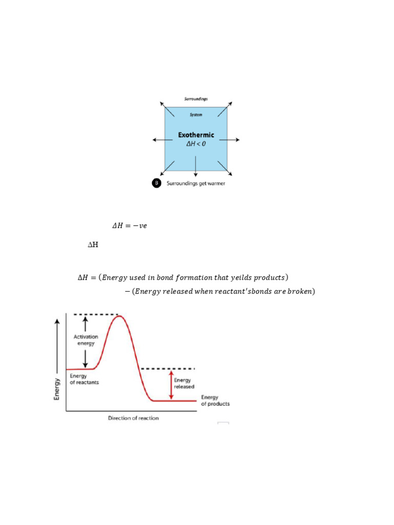 Exothermic and Endothermic Reaction | PDF | Chemical Reactions | Combustion