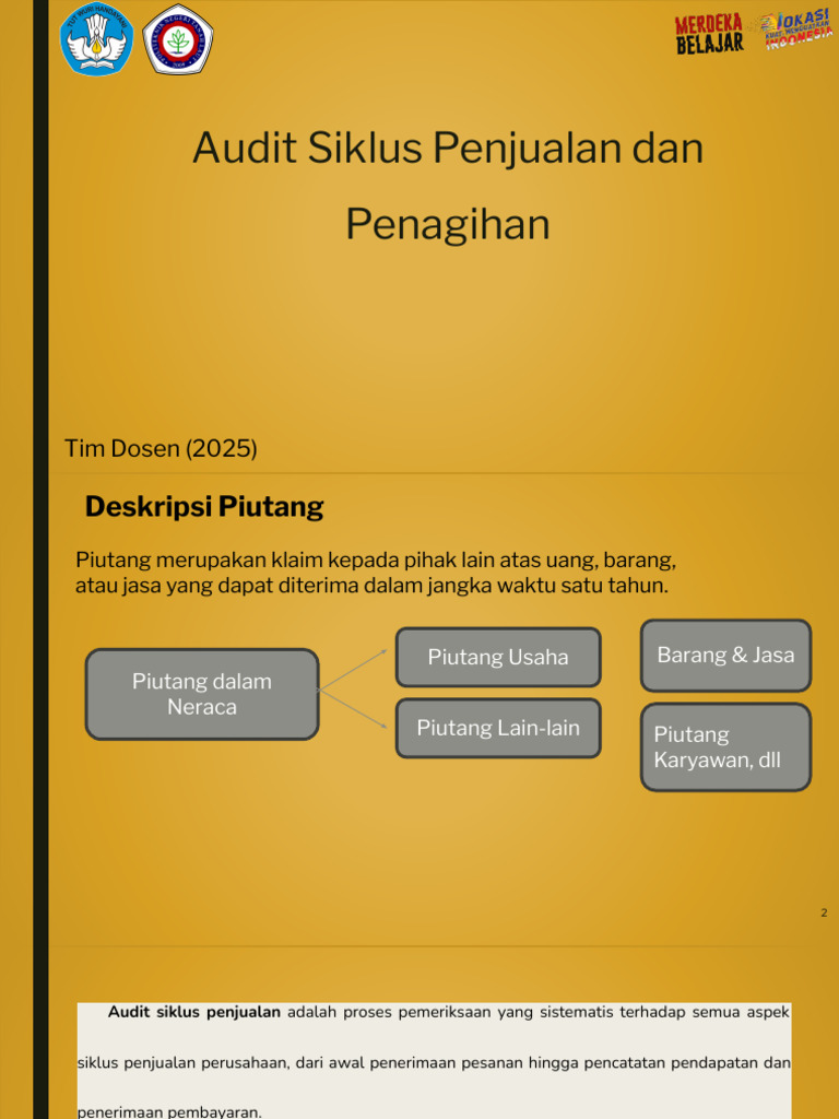 11 Audit Siklus Penjualan Dan Penagihan | PDF