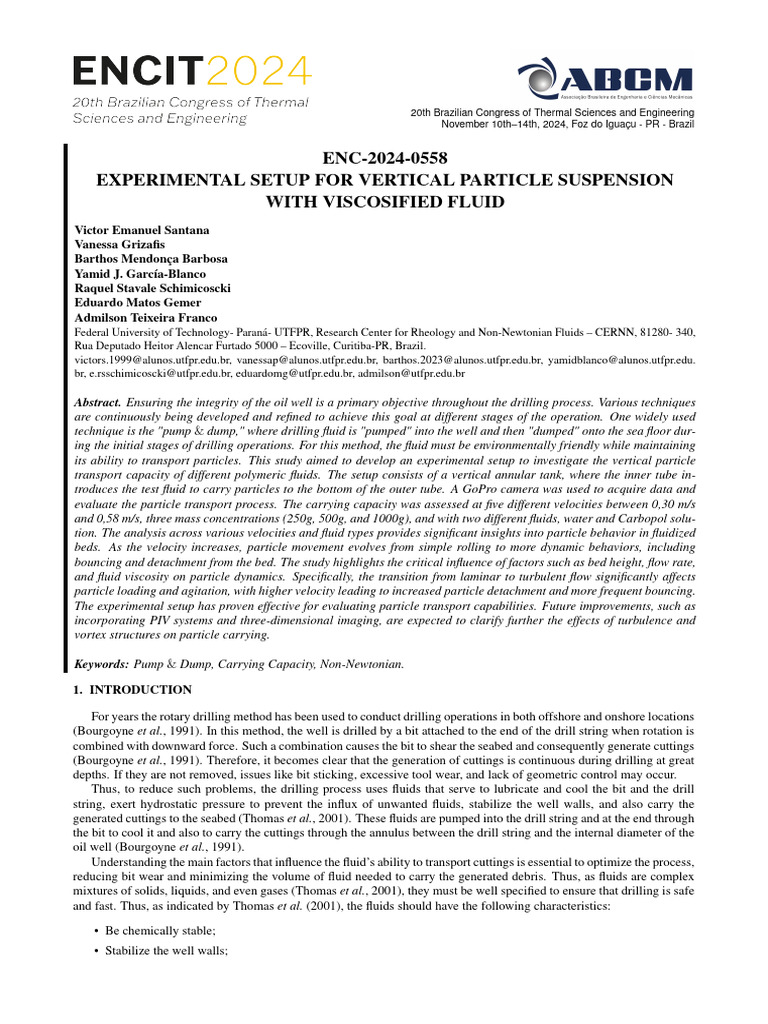 Vertical Particle Transport in Fluids | PDF | Reynolds Number | Viscosity