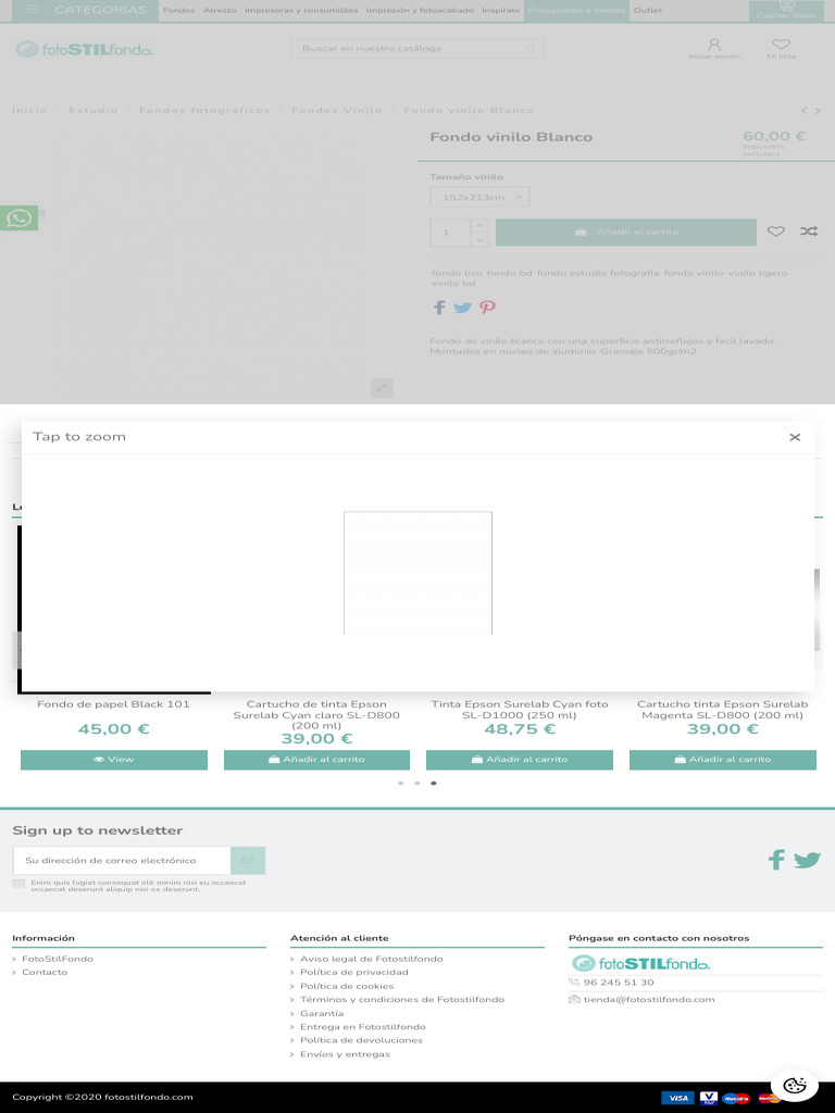 Fondo Vinilo Blanco | PDF | Equipo de oficina | Impresión
