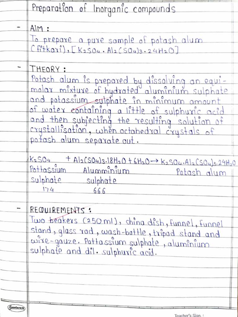 12th Chemistry Expt 2 | PDF