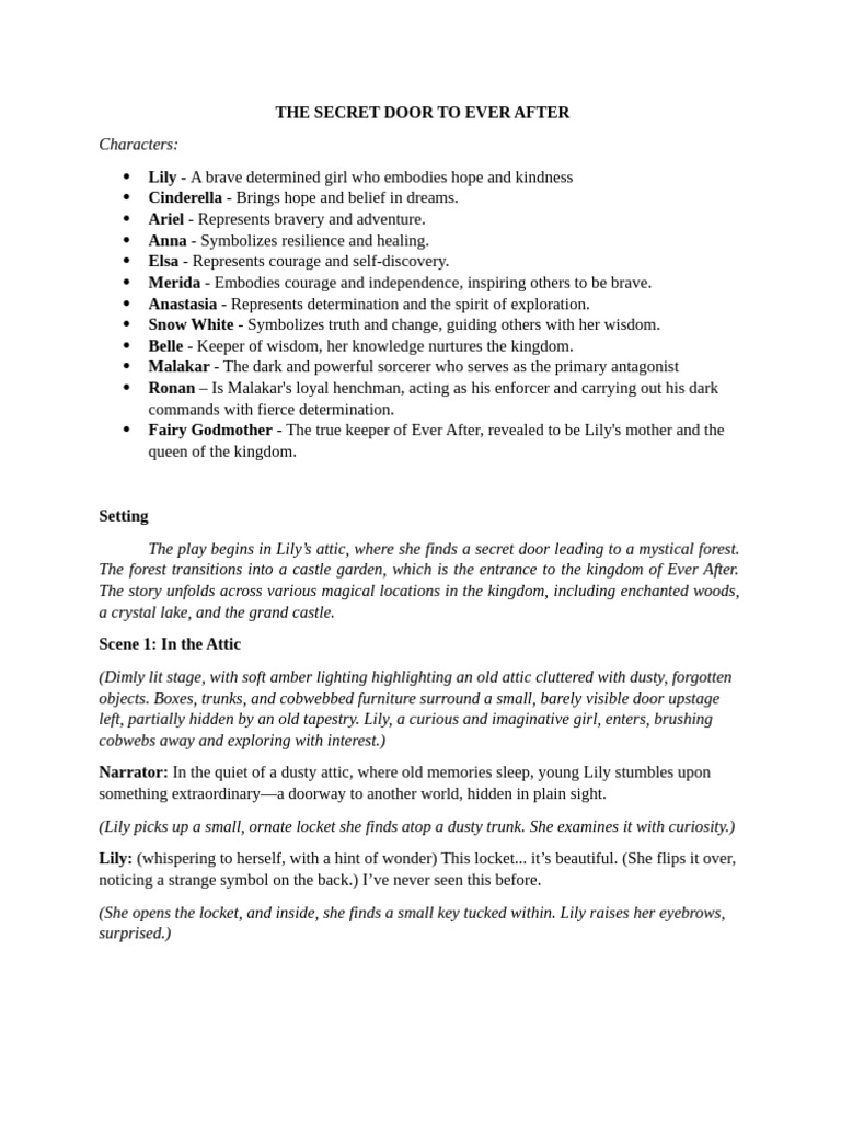 Drama-Script For Performance | PDF | Courage | Mirror