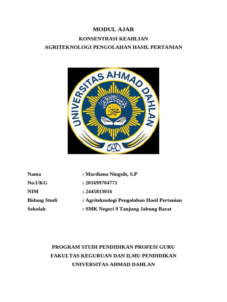 Modul Ajar PPG Aphp | PDF