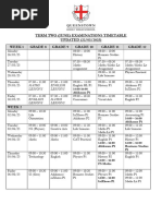 2024 NSC Final Grade 12 Exam Timetable | PDF | Educational Stages