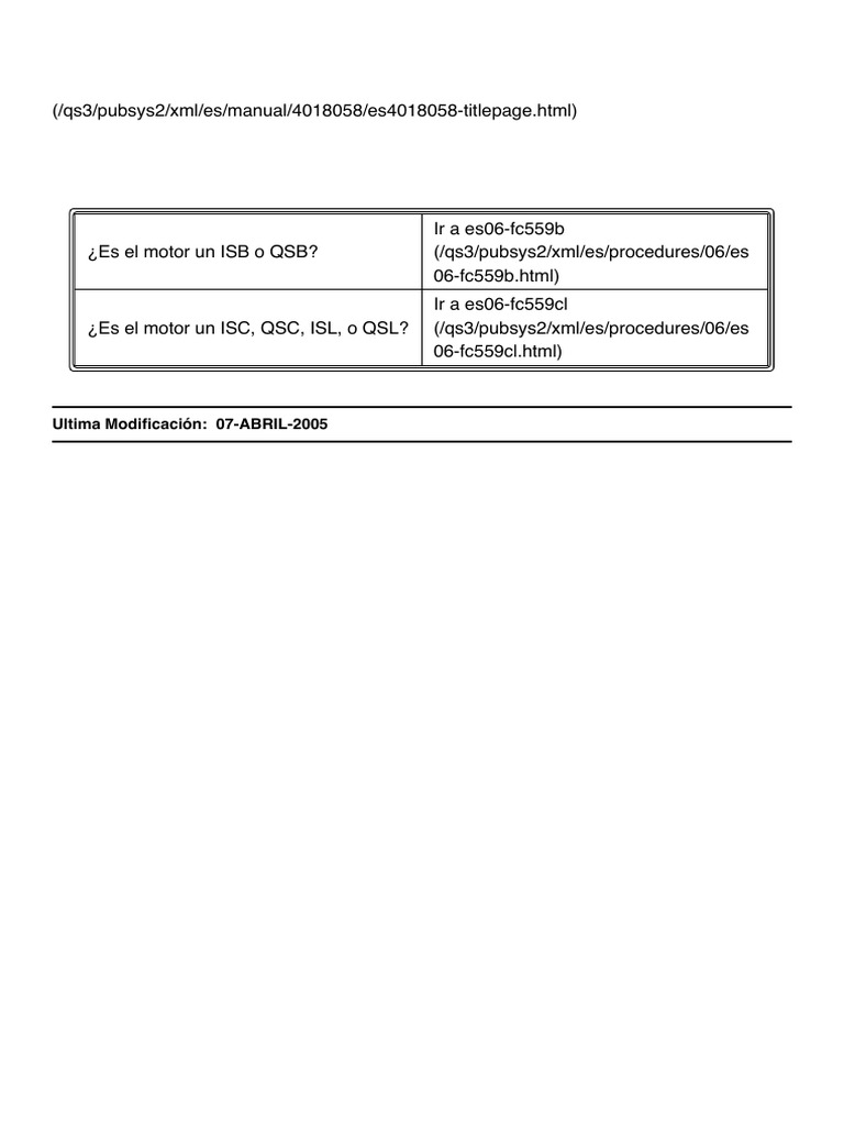 Código de Falla Es06-Fc559 - Fault Code Path Selection | PDF