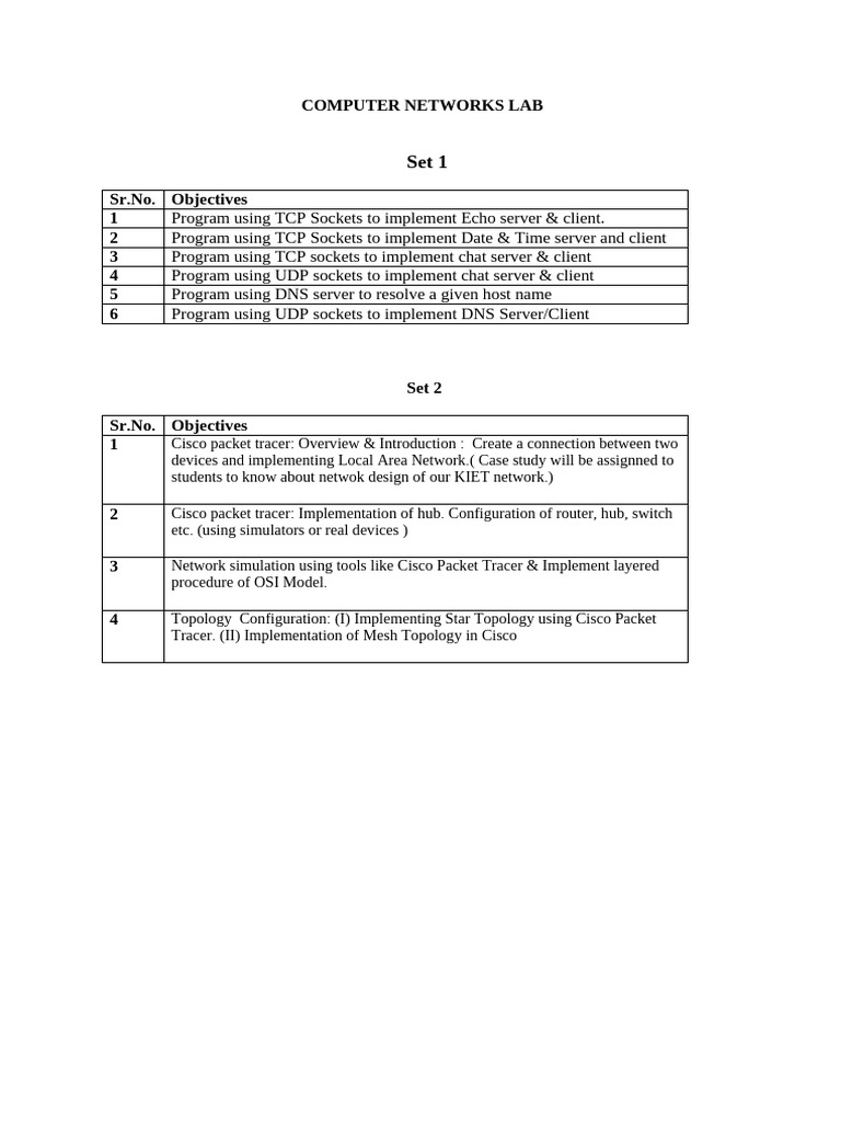 Exam Computer Networks Experiments | PDF