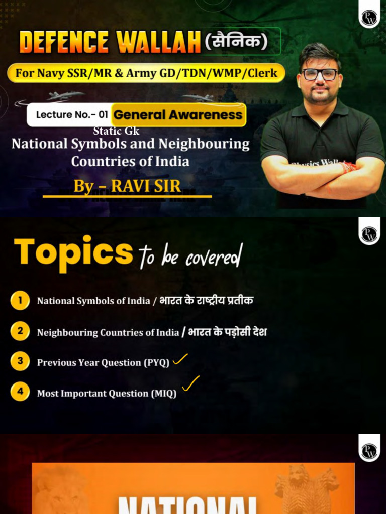 General Awareness 02 - Class Notes | PDF