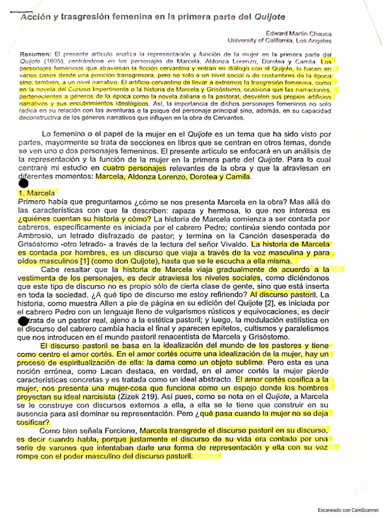 Chauca Accion y Transgresion Fememnina 128121282333 | PDF