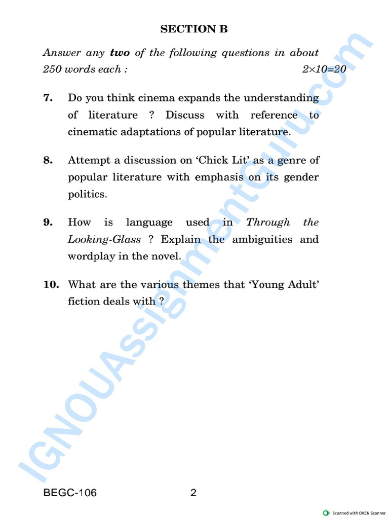 BEGC-106 June2010-June2023 IGNOUAssignmentGuru - Com 5 | PDF