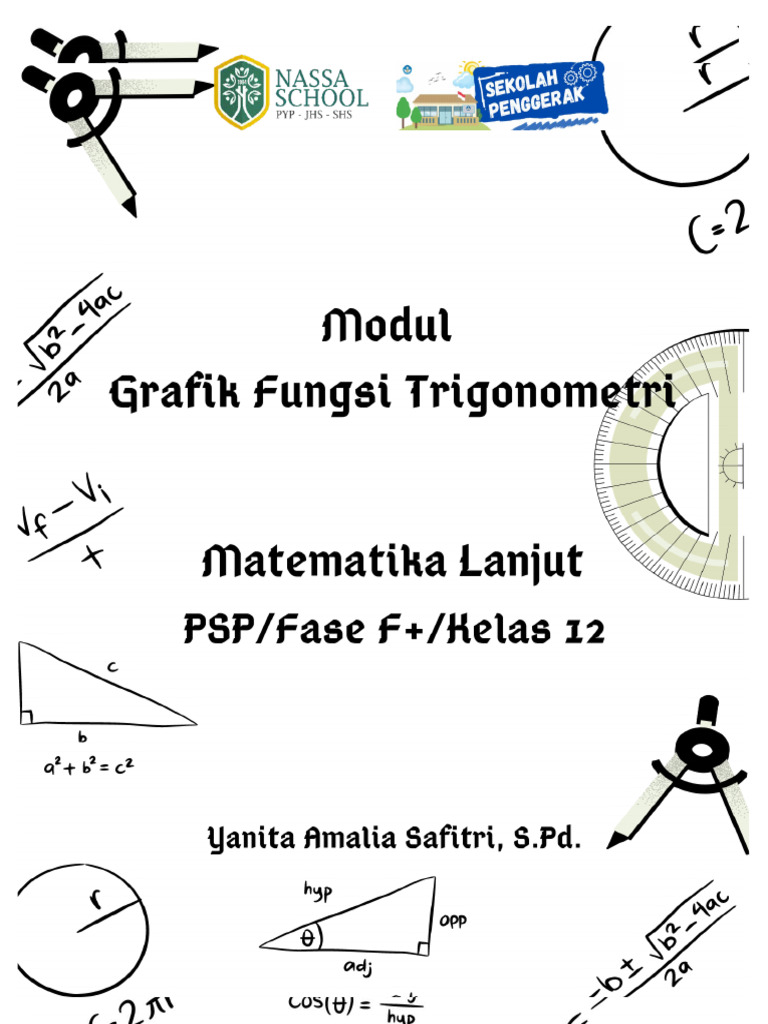 Modul Ajar - Kelas XI - Grafik Fungsi Trigonometri | PDF
