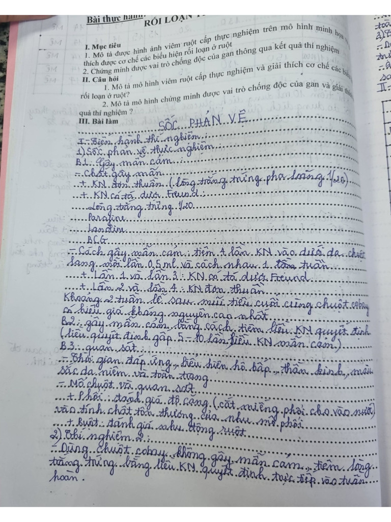 Phúc Trình Bài 7 Sốc Phản Vệ Slbmd | PDF