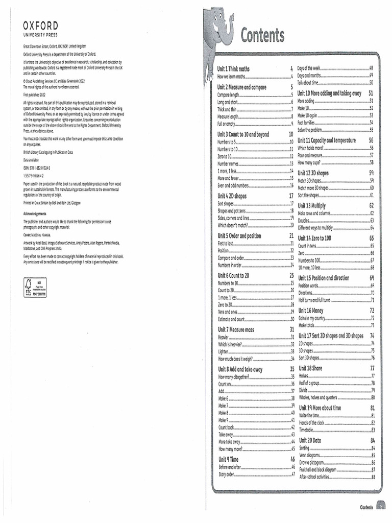 GR 1 Math Nelson Workbook-1-10 | PDF