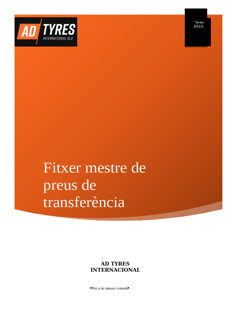 Ad - Tyres - Transfer - Pricing - Master - File - en (Entero) .En - Ca ...