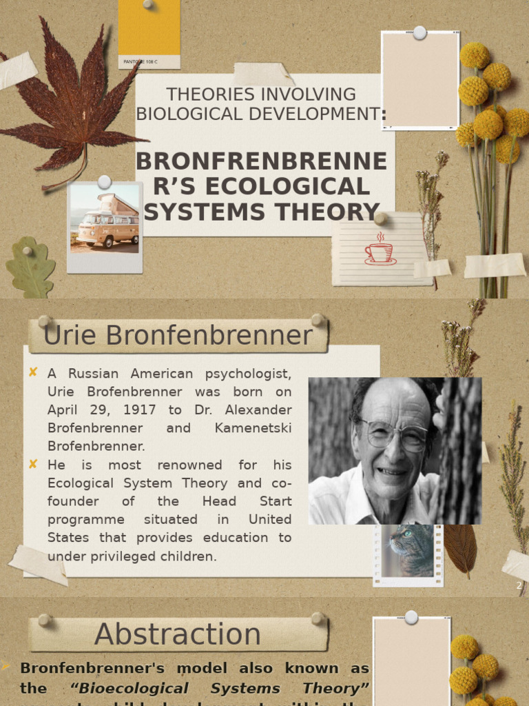 Bronfenbrenners Ecological Systems Theory | PDF | Behavioural Sciences ...