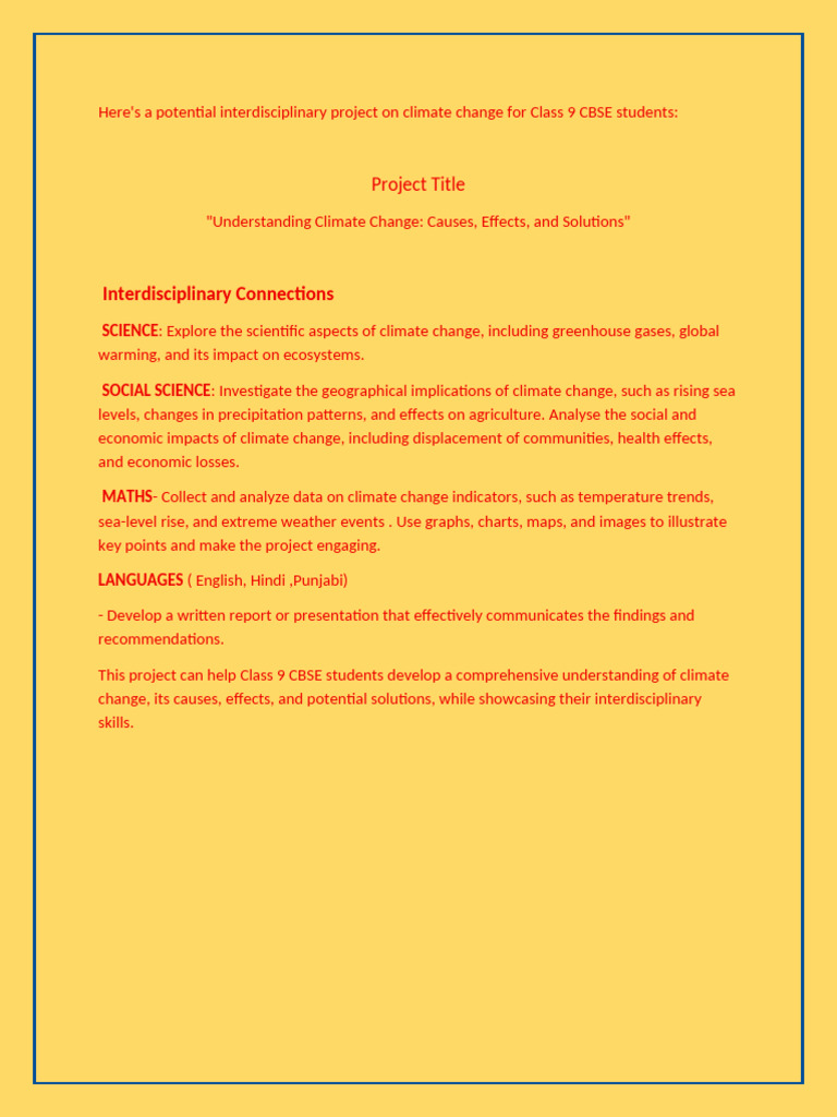 All in One Interdiciplinary | PDF