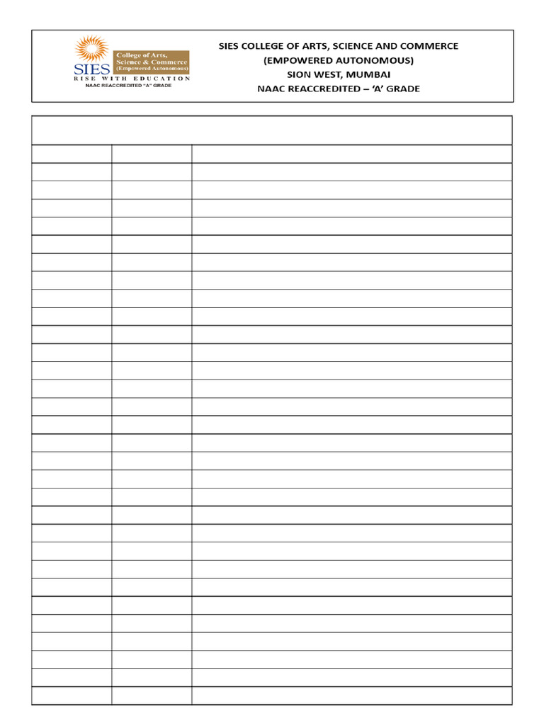 FYBCOM - First Merit List | PDF