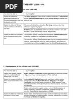 AP World History - Unit 1 Study Guide | PDF | China | World Politics