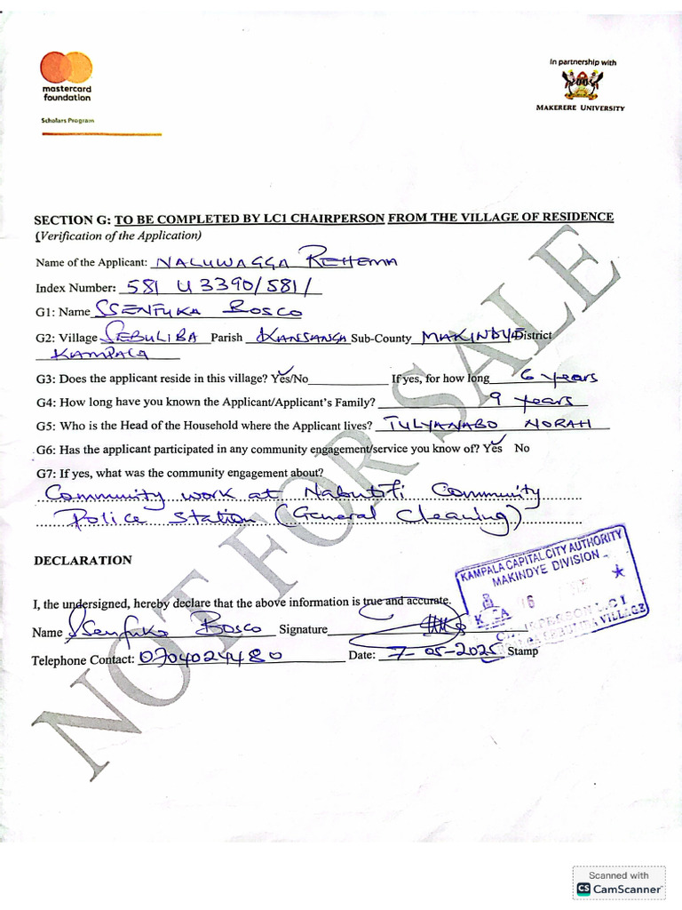 KCCA Letter 2 | PDF