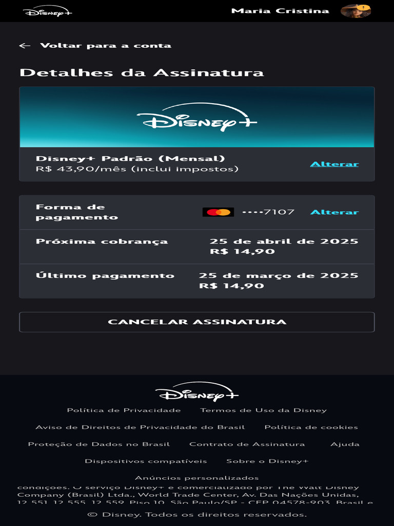 Subscription Details Disney+ | PDF
