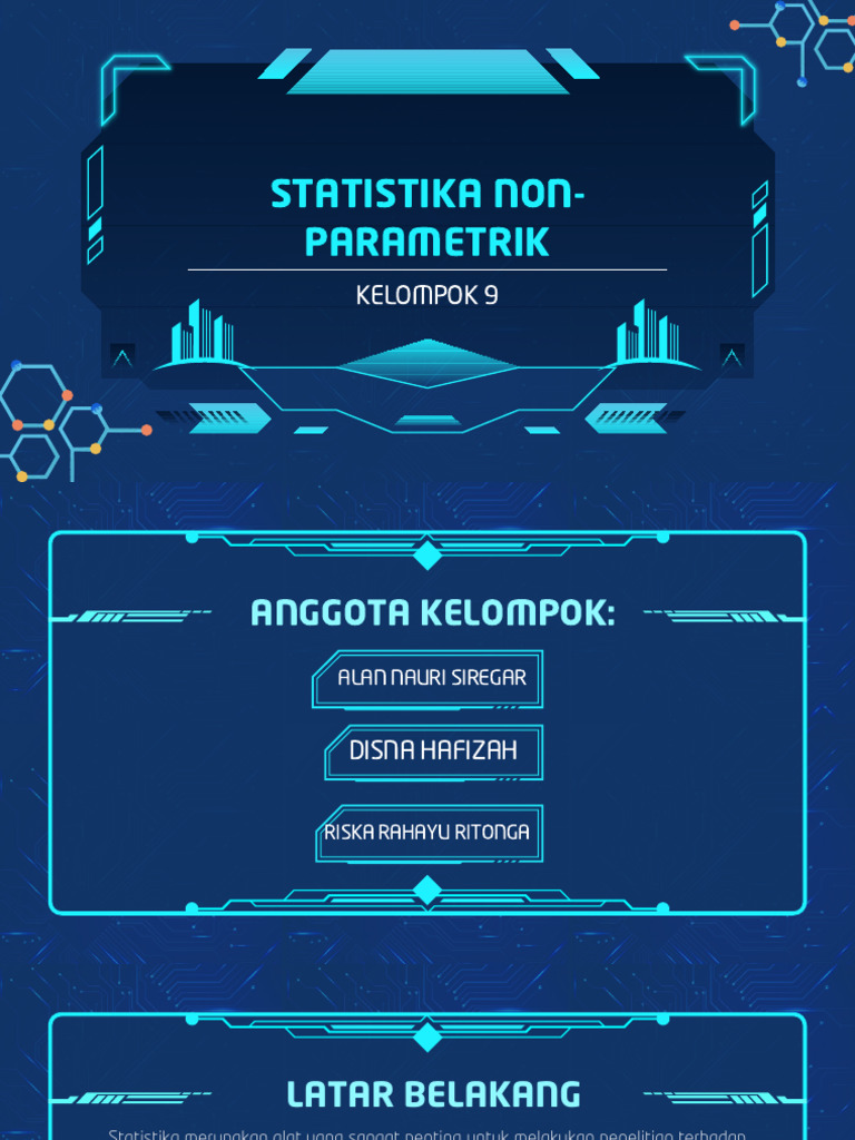 KEL 9 Statistika Nonparametrik - Compressed | PDF