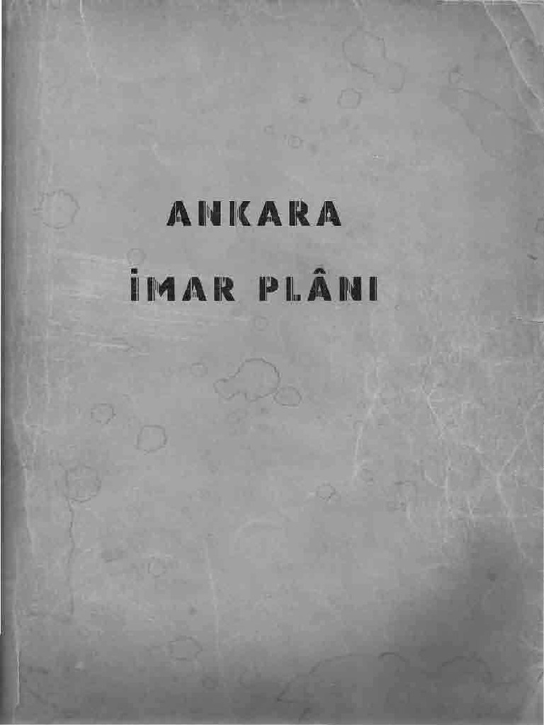 Ankara Imar Plani Raporu Prof Hermann Ja | PDF
