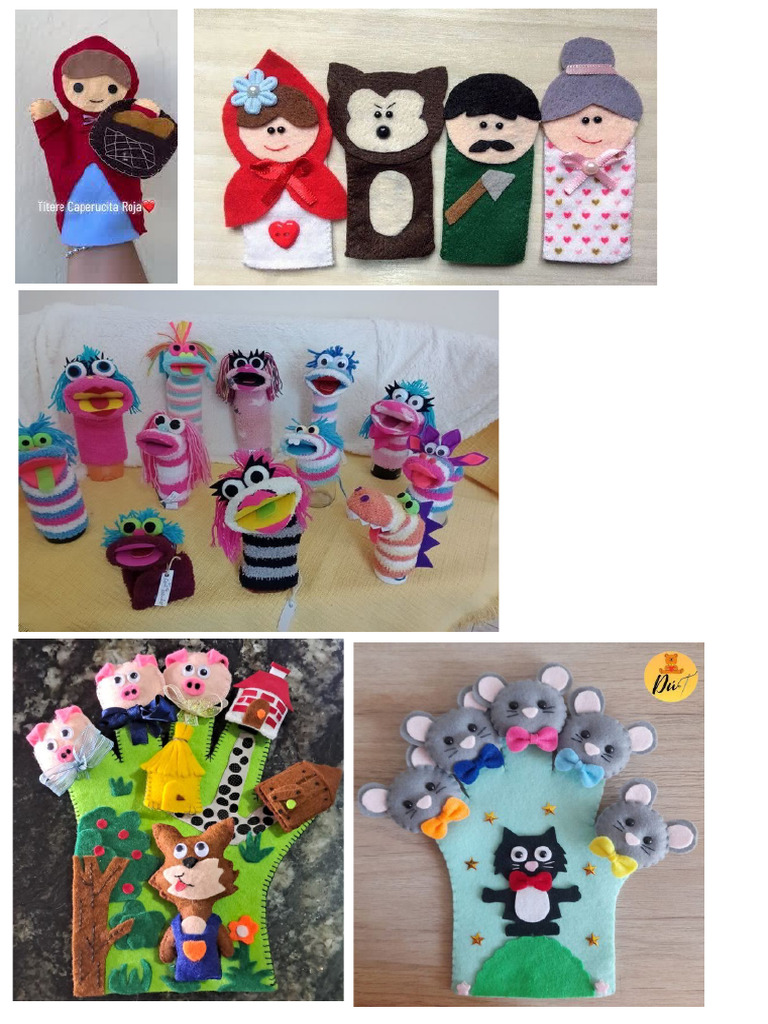 Títere Cuenta Cuentos de Caperucita Roja | PDF