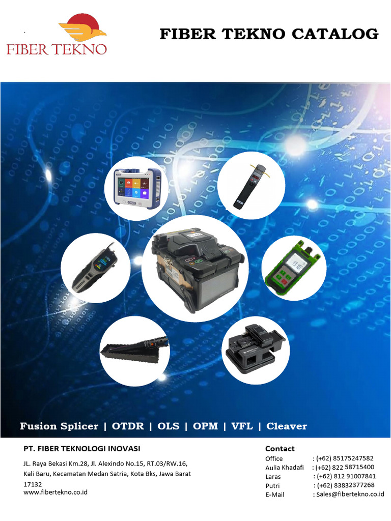 Fiber Tekno Product Catalog Overview | PDF | Optical Fiber | Cable ...