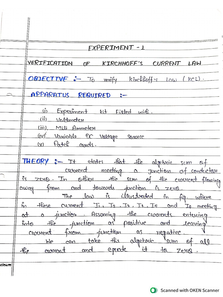 Basic Electrical Engineering Practical File | PDF