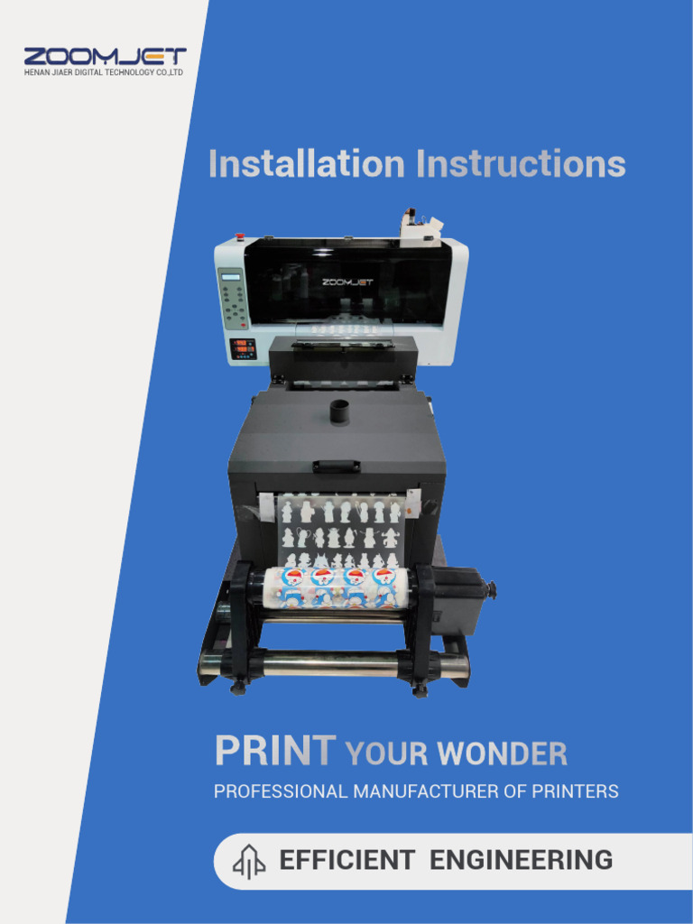 DTF Printer Installation Instructions | PDF | Network Interface Controller | Computer Network