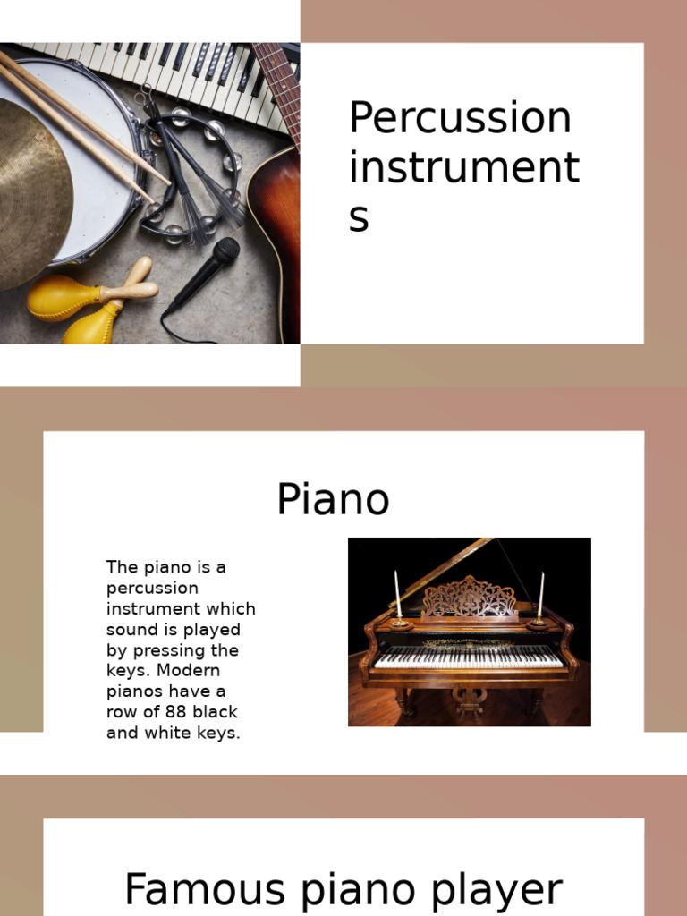 Percussion Instruments That You Should Learn | PDF