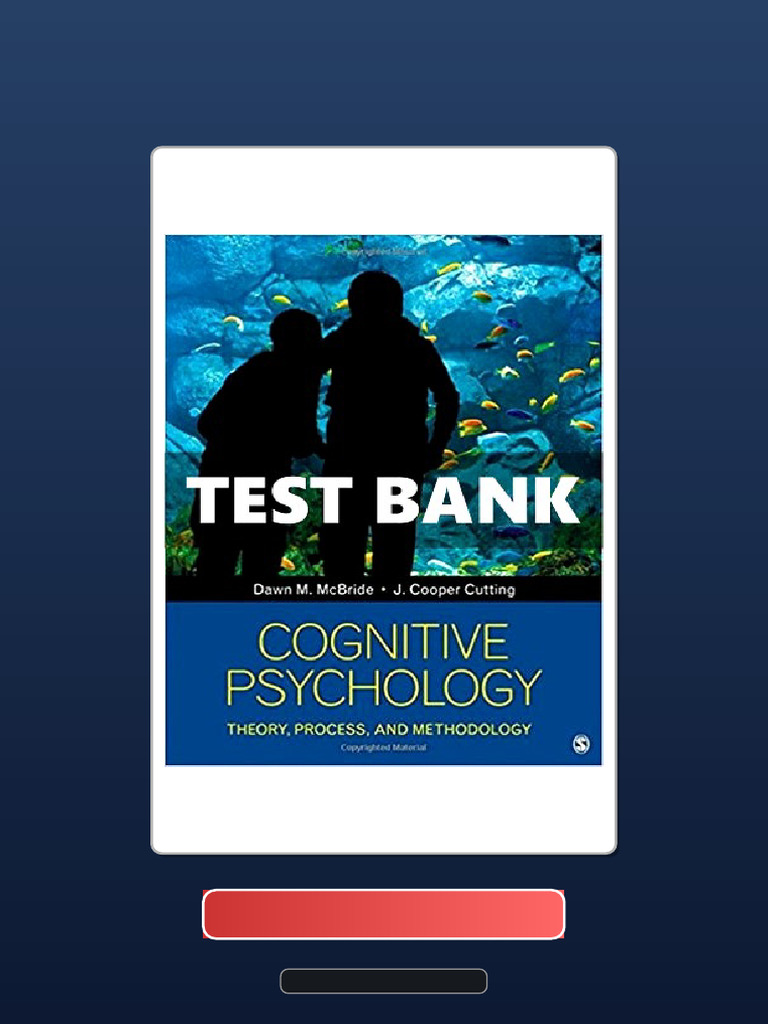 Full Chapter of Cognitive Psychology Theory Process and Methodology 1st Edition McBride Ebook ...