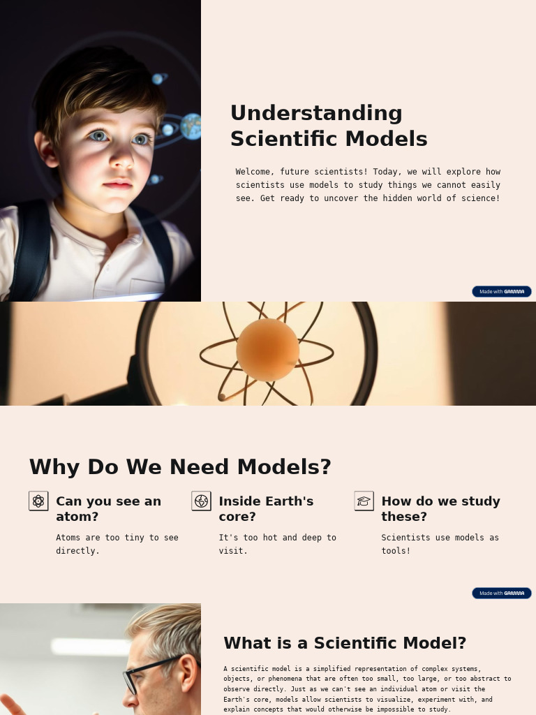 Understanding Scientific Models in Science | PDF | Conceptual Model ...