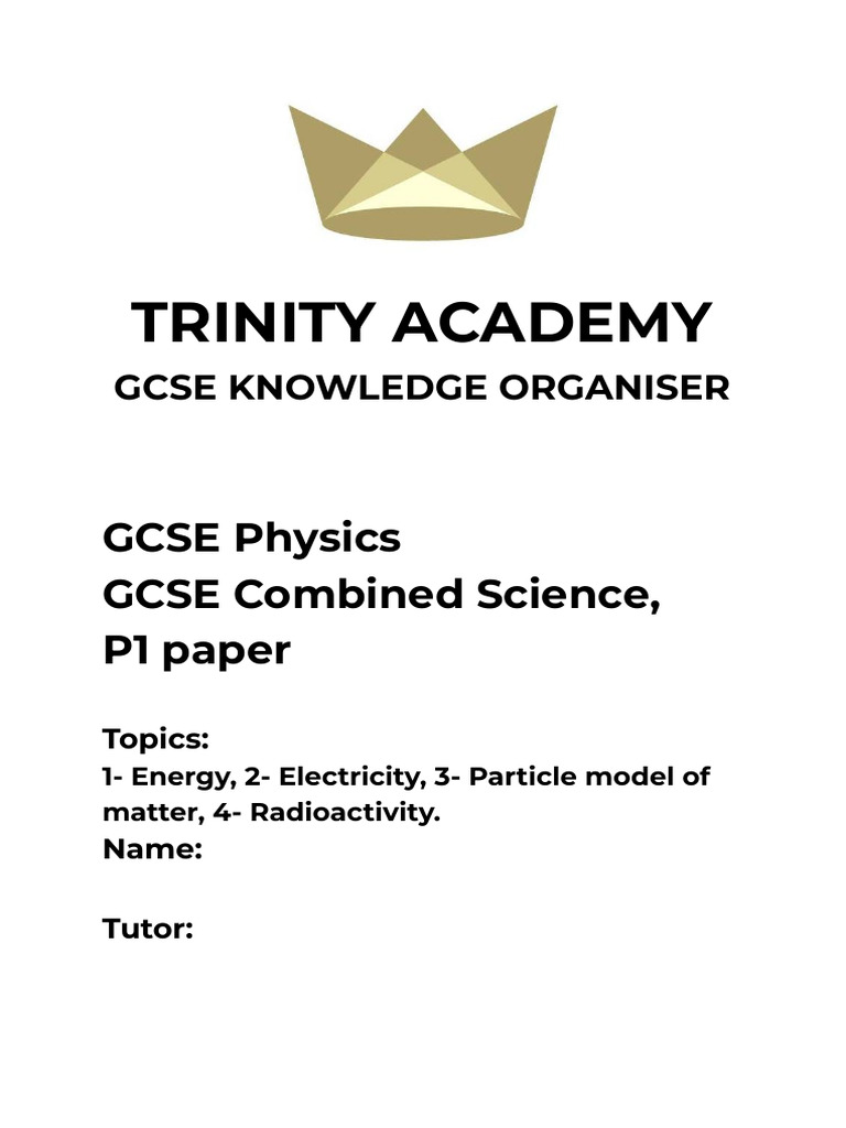 GCSE Physics Revision Notes & Equations | PDF | Radioactive Decay | Atoms
