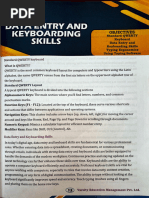 Lesson 5 - Keyboarding Techniques | PDF | Computer Keyboard | Control Key