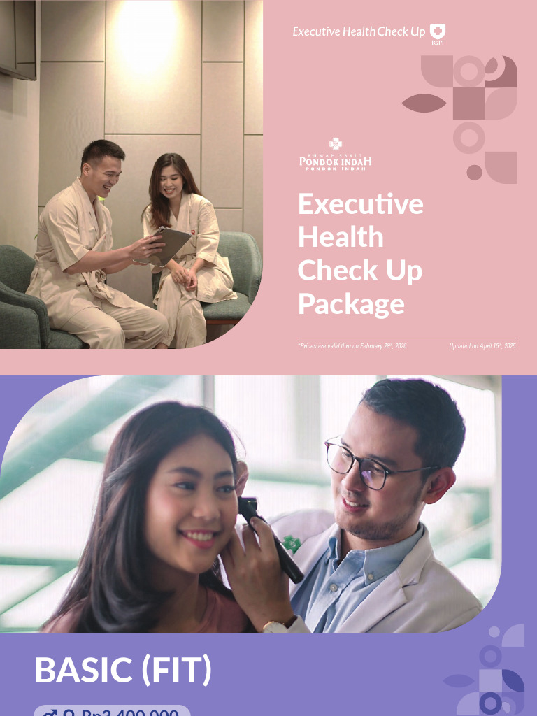 EHCU Package 2025_Final RSPI Pondok Indah | PDF | Alanine Transaminase ...