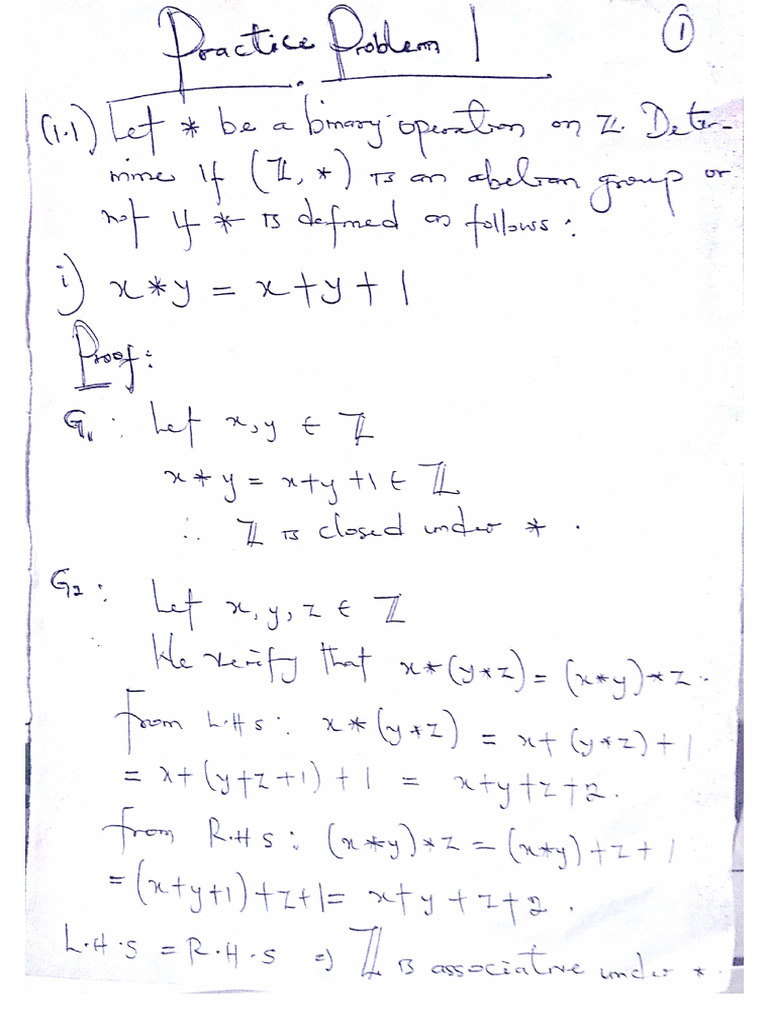 Practice Problem 1 | PDF