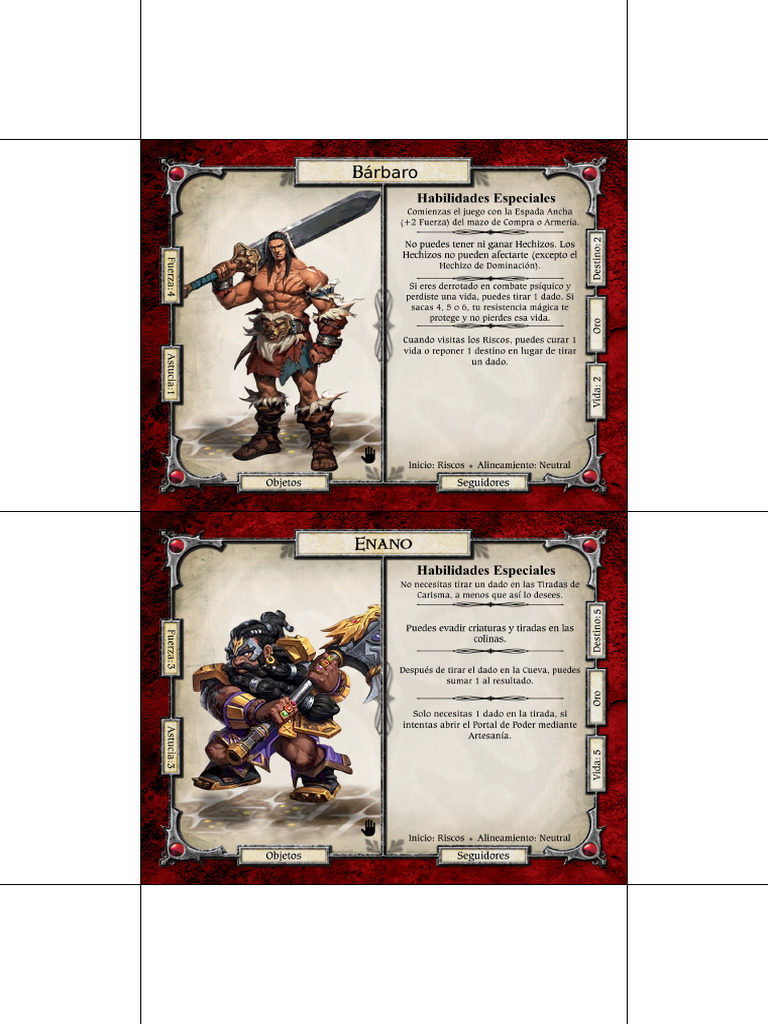 5.1-Héroes HQ Talisman Cataclysm Fan Made (Heval) | PDF