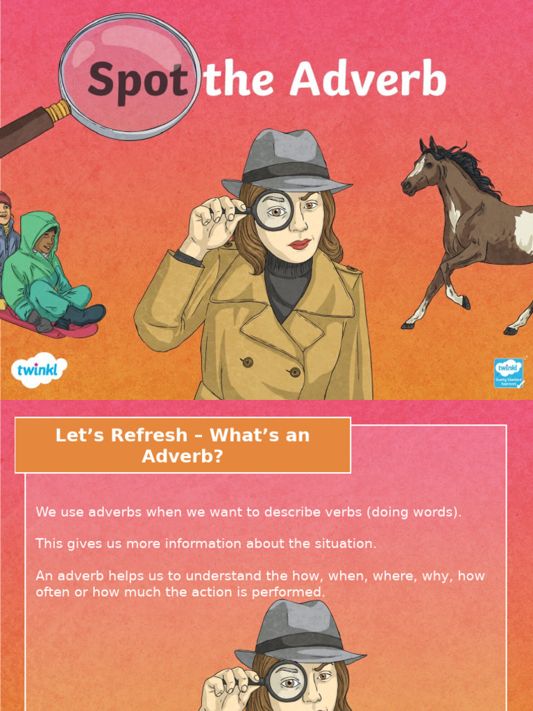 Roi Eng 1629445696 Spot The Adverbs Powerpoint - Ver - 2 | PDF | Adverb ...
