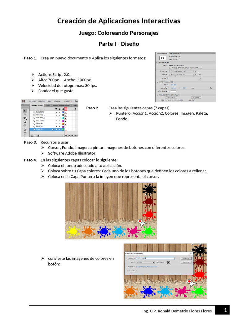 Creación de Aplicaciones Interactivas | PDF | Adobe Flash | Ilustrador ...