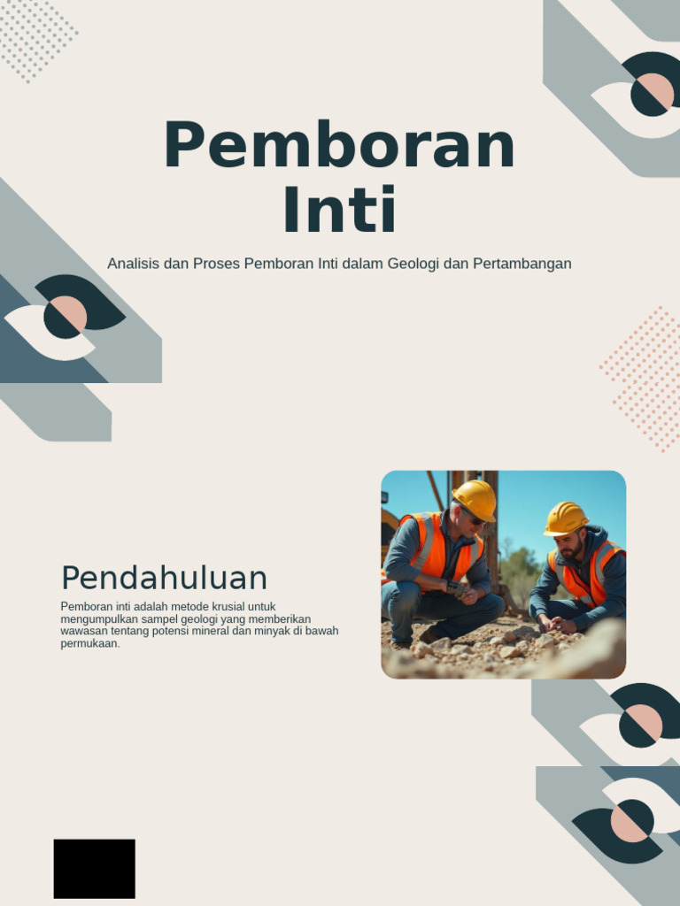 Pemboran Inti | PDF